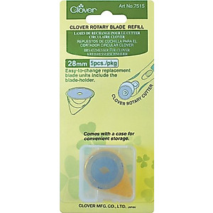 28mm Rotary Cutter Blades-5/Pkg [Office Product]