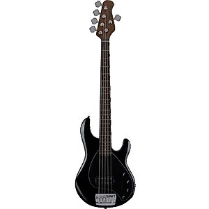 Sterling By MusicMan 5 String Bass Guitar, Right, Black (RAY35-BK-R2)