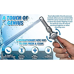 Aquaus SprayMate & Aquaus 360 Premium Diaper Sprayer for Toilet Bundle (ABS Polymer Sprayer)