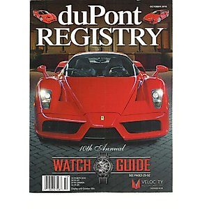 DUPONT REGISTRY MAGAZINE, 10th ANNUAL WATCH GUIDE OCTOBER, 2016