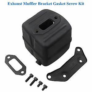 AILEETE 544029501 Exhaust Muffler Bracket Gasket Screw Kit for Husqvarna 362 362XP 365 371 372 372XP 385 385XP 390 390XP Chainsaws, Replaces 503765301 544029702