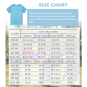 AMERICLOUD Boy's Quick Dry Short-Sleeve T-Shirts Active T Shirts for Boys 3-12 Years Old (Blue-M)