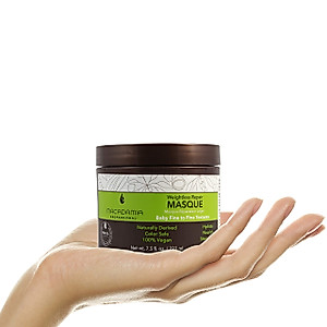 Macadamia Professional Hair Care Products Weightless Repair Hair Masque - For Thin Fine Hair - Color-Safe, Cruelty-Free and 100% Vegan - 7.5 Fl. Oz.