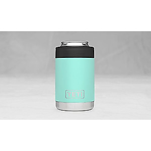 YETI Rambler Vacuum Insulated Stainless Steel Colster, Seafoam DuraCoat