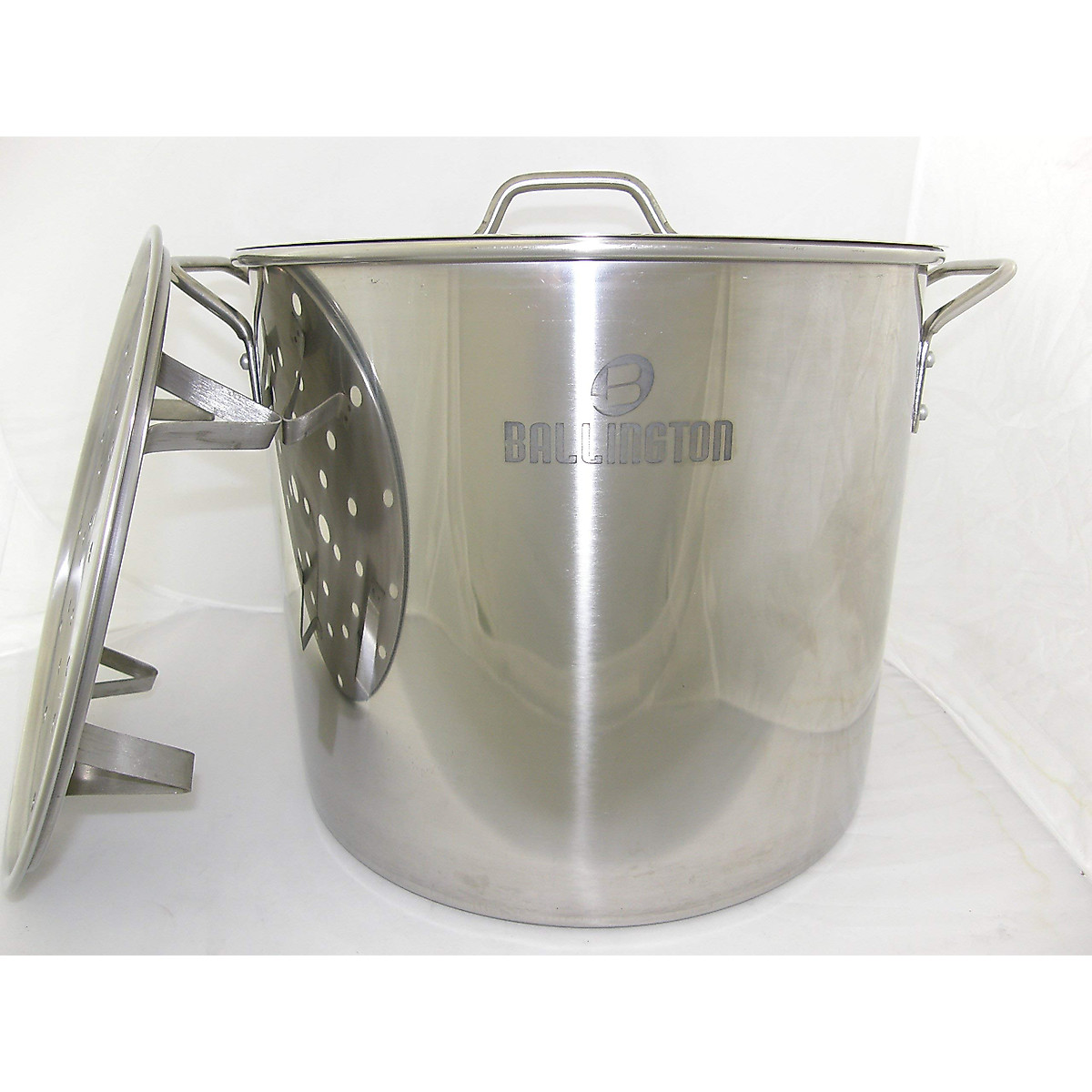 40 QT Quart 10 Gallon Stainless Steel Stock Tamale Steamer Pot Beer Brew Kettle