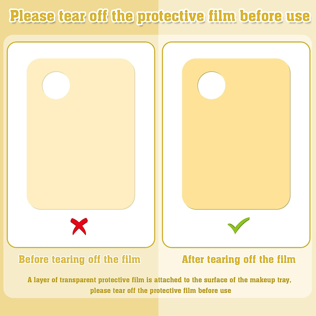 6 in 2 Sets Makeup Mixing Palette, Rainbow Acrylic Cosmetic Palette with Korean Makeup Spatula Tool for Mixing Foundation Eye Shadow Lipsticks Nail Art