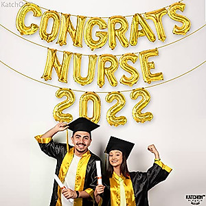 Congrats Nurse Balloons 2022 - Nurse Graduation Decorations | Congrats Nurse Party Decorations | Nurse Graduation Balloons for Nurse Graduation Party Decorations 2022 | Nurse Decorations for Party