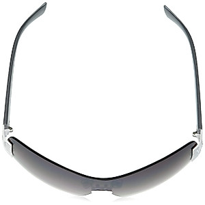 Rocawear womens R387 Frameless UV Protective Vented Shield Sunglasses Gifts for Women with Flair 130 mm, White, mm US