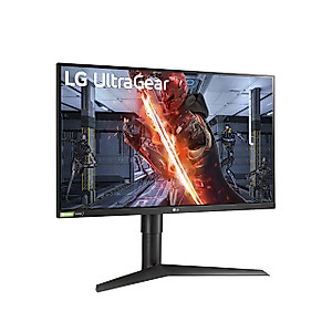 LG 27GL83A-B 27 Inch Ultragear QHD IPS 1ms NVIDIA G-SYNC Compatible Gaming Monitor, Black (Renewed)
