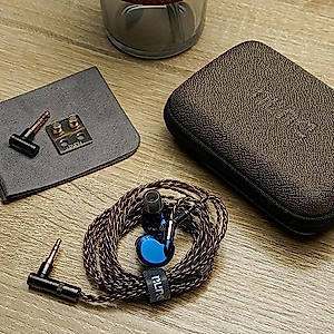 HiFiGo DUNU Falcon Ultra 1DD in-Ear Monitors, Upgraded Single Dynamic Driver with Magnesium Alloy Diaphragm IEMs in-Ear Earphones (Klein Blue)