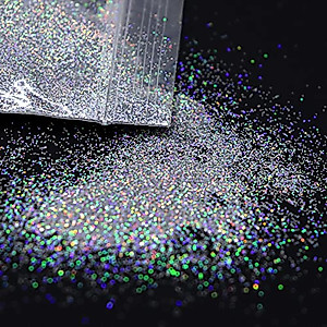 22 Color DIY Nail Resin Glitter Sequins Crystal Uv-Epoxy Jewelry Making Mold Filler Glitter for Crafts Resin Glitter Sequins for-Slime Crafts