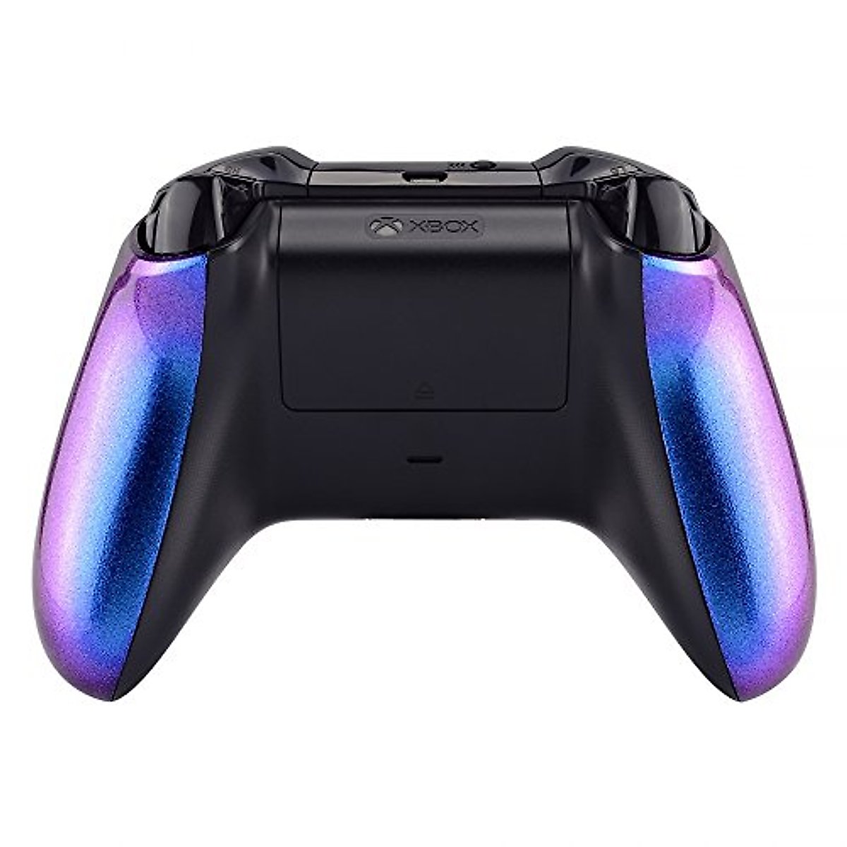 eXtremeRate Chameleon Top Shell Front Housing Faceplate Replacement Parts with Side Rails Panel for Xbox One X S Controller