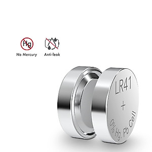 Tenergy 1.5 Volt Battery LR44, Button Cell LR44, ag13/LR44 Batteries Equivalent, Ideal for Watches, Laser Pointers, Small Toys, Portable Electronics, and More, 20 Pack