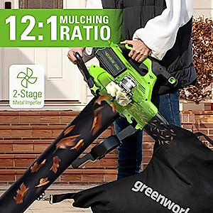 Greenworks 40V Brushless Blower / Vacuum (505CFM / 230MPH), Tool Only