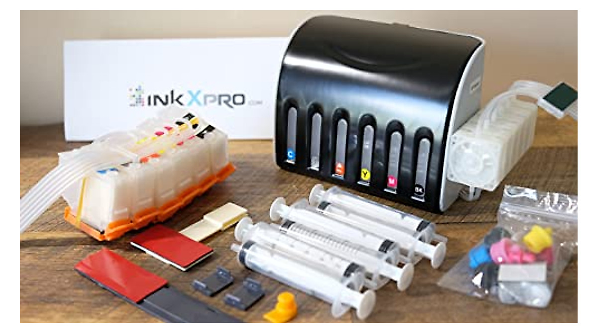 INKXPRO 312XL Empty Ink System CISS Refillable Cartridge Kit with Ink ...