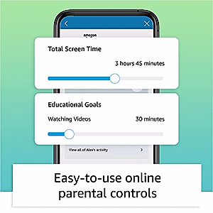 Amazon Fire HD 8 Kids tablet, 8" HD display, ages 3-7, includes 2-year worry-free guarantee, Kid-Proof Case, 64 GB, (2022 release), Purple