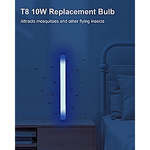 Bug Zapper Replacement Light Bulb 10W for 20W Indoor Bug Zapper, BL T8 F10W Light Tube Compatible with Aspectek, Liba and Other 20W Mosquito Zapper Lamp, 4 Pack