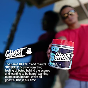 GHOST Size Muscle Builder Dietary Supplement - Mango, 30 Servings - Muscle Growth and Strength Building Supplements for Men & Women - Creatine, Betaine & Beta-Alanine - Free of Sugar & Gluten, Vegan