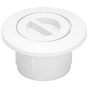 TOPINCN Pool Vacuum Lock Rotation Safety Wall Suction Outlet Fitting Replacement for Pool Cleaner Suction Outlet, 2in White