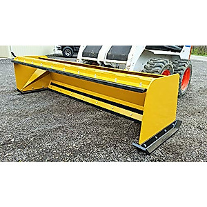 8' XP24 Pullback Skid Steer Snow Pusher