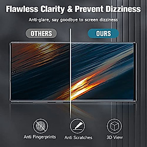 [2+2 Pack]Galaxy Note 10 Plus Screen Protector+Camera Lens Film,9H Tempered Glass,Ultrasonic Fingerprint Compatible, HD Clear,3D Curved Glass Screen Protector For Samsung Galaxy Note 10 Plus (6.8")