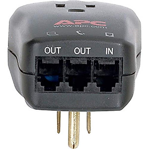 APC P1T 120V Portable Surge Protector,Black