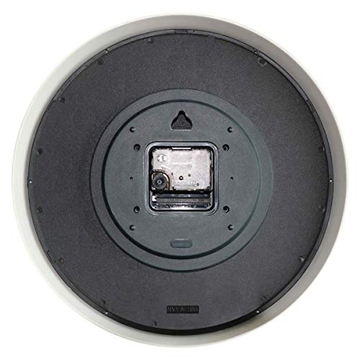 Foxtop 12 Inch Non-Ticking Wall Clock Silent Quartz Battery Operated Round Wall Clock Modern Easy to Read Clock for Office School Classroom Home Bedroom Living Room Kitchen (Gray)