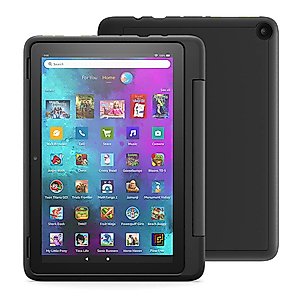 Amazon Fire HD 10 Kids Pro tablet, 10.1", 1080p Full HD, ages 6–12, 32 GB, (2021 release), named "Best Tablet for Big Kids" by Good Housekeeping, Black