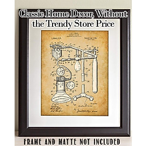 Anesthetic Machine Patent - 11x14 Unframed Patent Print - Great Gift for Doctors, Surgeons, and Anesthesiologist and Home and Office Decor Under $15