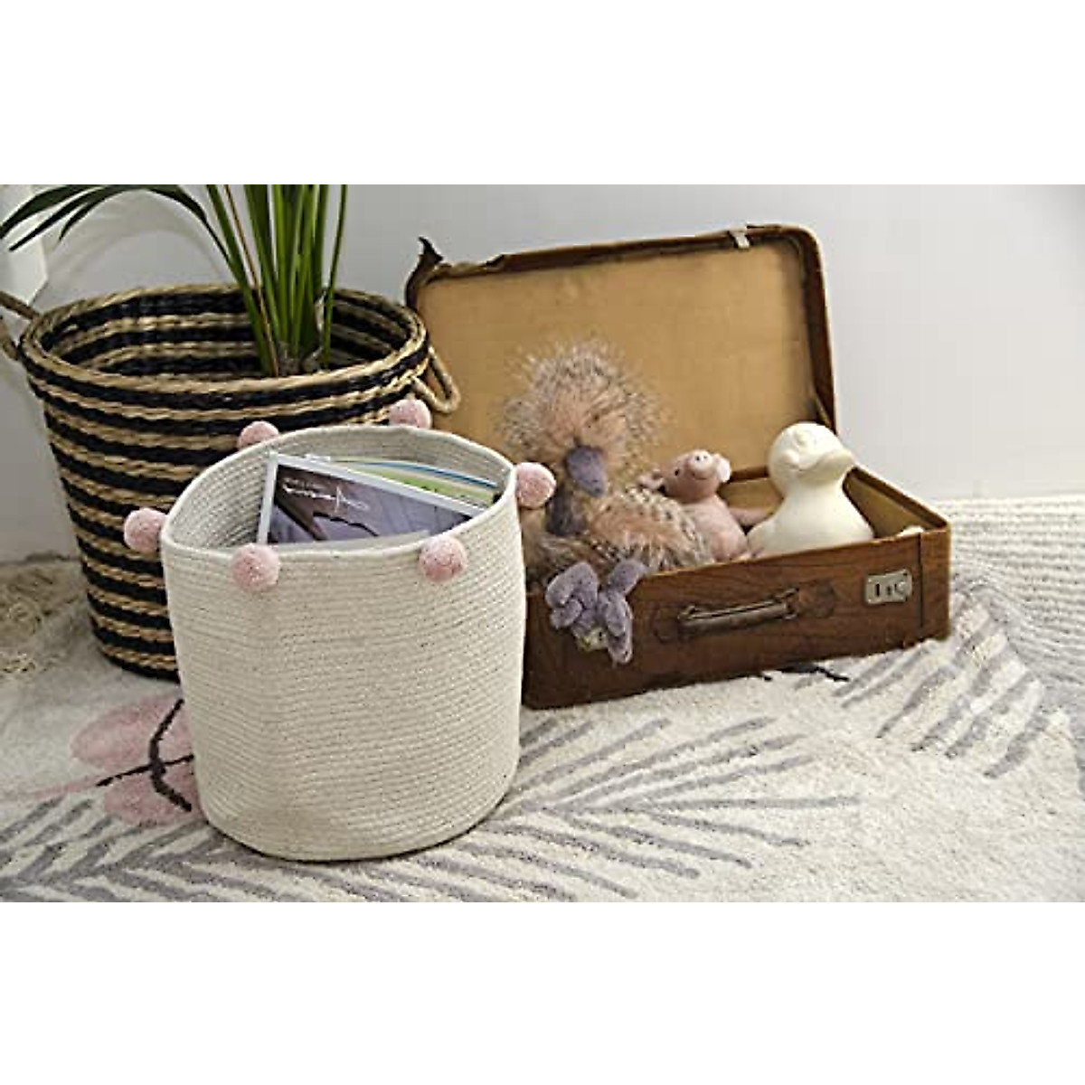 Lorena Canals BSK-NAT Bubbly Natural-Nude Basket