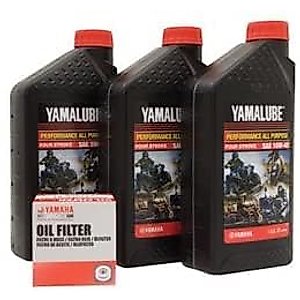 Yamalube Oil Change Kit 10W-40 for Yamaha KODIAK 400 4x4 Auto 2000-2006