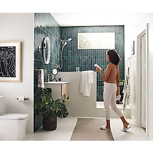 Moen IN208C2SRN Aromatherapy Combination Handshower and Rainshower with INLY Shower Capsules, Spot Resist Brushed Nickel