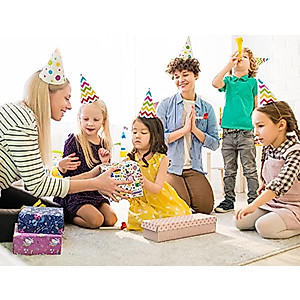 ZINTBIAL Birthday Wrapping Paper for Boys Girls Kids Baby Shower - Gift Wrapping Paper with Rainbow Dinosaur, Pink Unicorn, Blue Mermaid, Monster - 20 x 29 Inches per Sheet (8 Folded Sheets), Recyclable, Easy to Store, Not Rolled