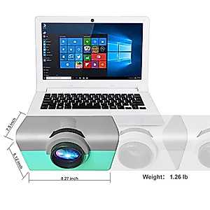 Phone Projection Box, Mini Projector for Smart Phone, Portable Projector, Use on Bedroom, Classroom, Hospital Bed