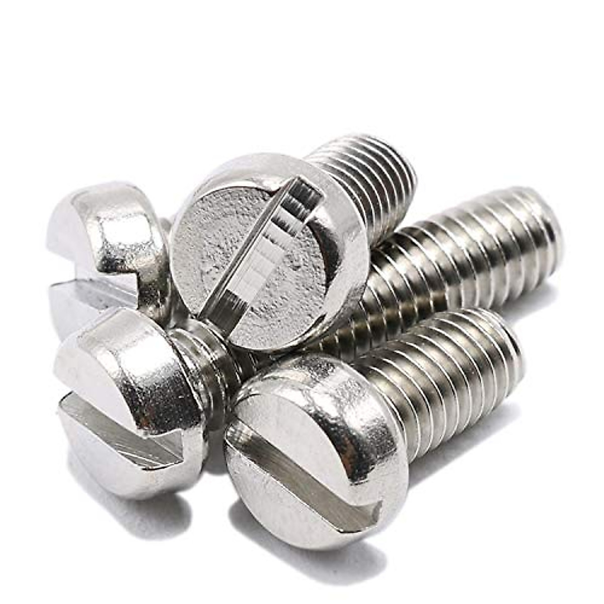 Ochoos M2 Slotted Cheese Head Machine Screws Stainless Steel Pack of 100 Pieces - (Dimensions: M2 x 10mm 100pcs)
