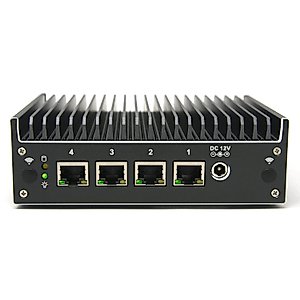 Protectli Vault Pro VP2420-4 Port, Firewall Micro Appliance/Mini PC - Intel Celeron J6412, 2.5G Ports, DDR4 RAM, M.2 SATA SSD Storage, AES-NI, 16GB RAM, 480GB SSD