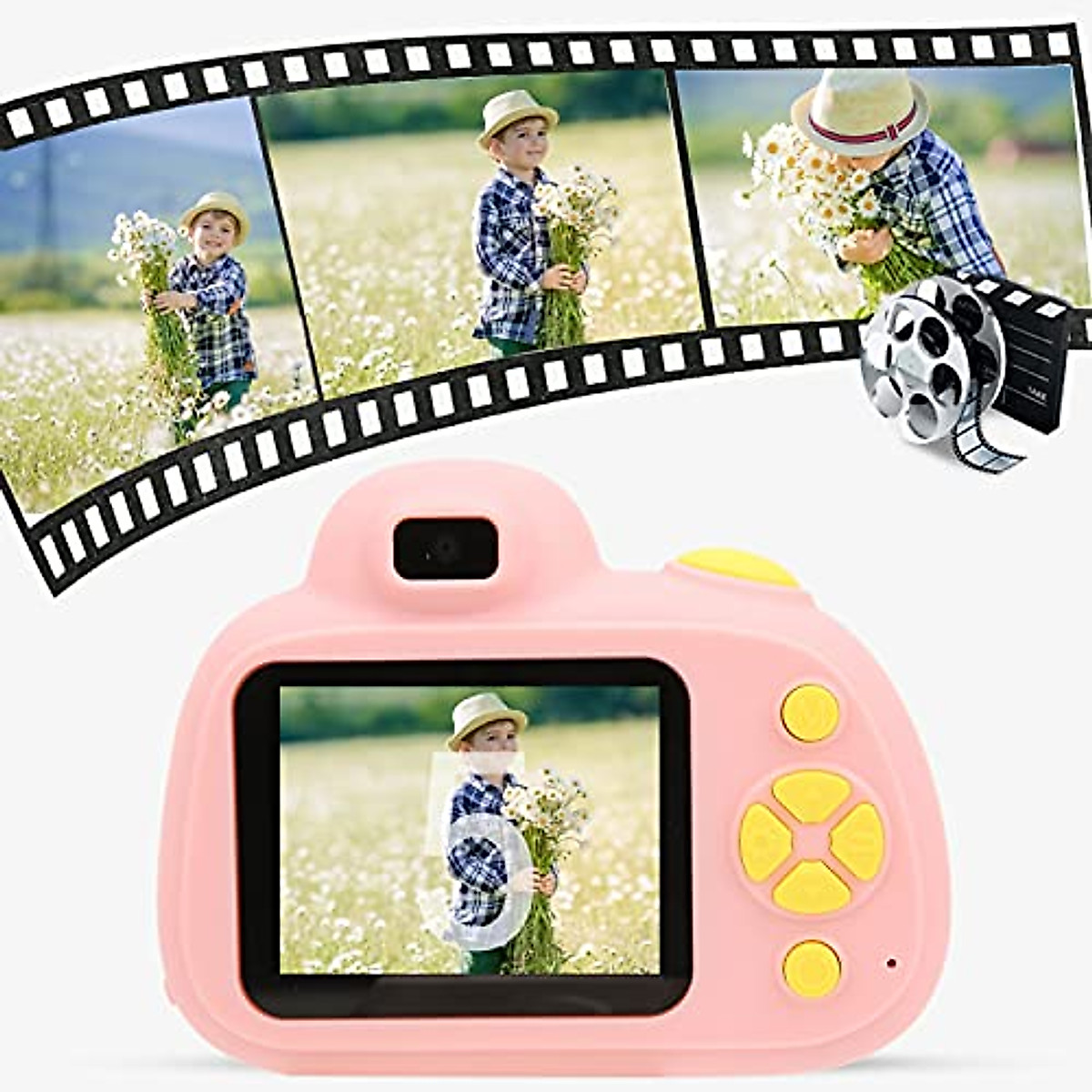 Digital Camera for Kids, 3.5Inch 1080P HD Children Digital Camera, Kids Selfie Camera Christmas Birthday Gifts for Boys Girls Maximum Support 32GB (Not Included)