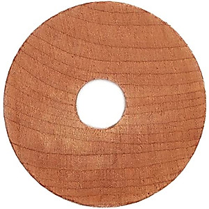 Juvale Cedar Rings for Hangers, Cedarwood Closet and Drawer Freshener (1.5 in, 36 Pack)
