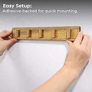 Spaceneat Sunglasses Holder for Wall - Keep Your Eyewear Safe - Sunglass Organizer Storage, Eyeglass Holder Stand, Sun Glasses Organizer Display Rack - Sunglass Holder for Multiple Glasses, 5 Slots