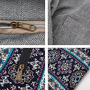 Hippie Crossbody Bag Thai Top Zip Hobo Sling Bag Handmade Hipster Messenger Bag (Elephant)