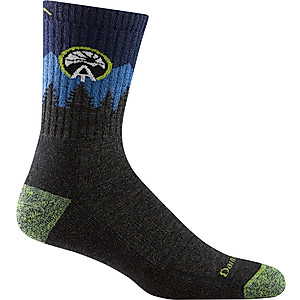 Darn Tough (Style 1956) Men's ATC Micro Crew Midweight with Cushion Sock (Eclipse, X-Large)
