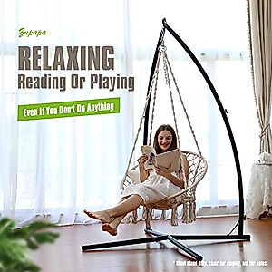 Zupapa X Hanging Hammock Chair Stand Only for Air Chair Porch Swing, Heavy Duty Outdoor Indoor Use