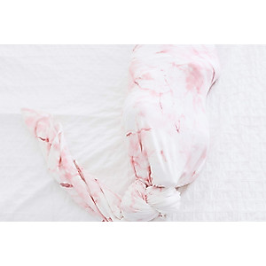 Large Premium Knit Baby Swaddle Receiving Blanket "Roxy" by Copper Pearl