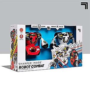 Sharper Image Remote Control Robot Multiplayer Combat Set, Red & White
