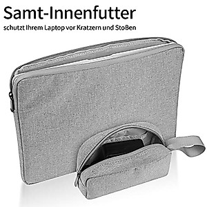 HexinYigjly Universal 13" 14" Laptop Bag & Sleeve - Laptop Sleeve, Computer Sleeve - Soft, Padded, Unique Design - Perfect Laptop Sleeve for Work/Play - with Same Power Case