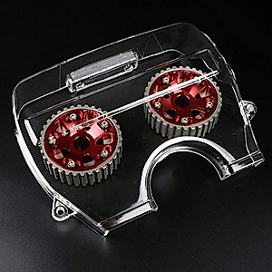 Vrracing Clear Cam Gear Timing Belt Cover Cam Pulley Replacement For TOYOTA MARK II JZX81/SUPRA JZA70/CRESTA JZX91 1JZ