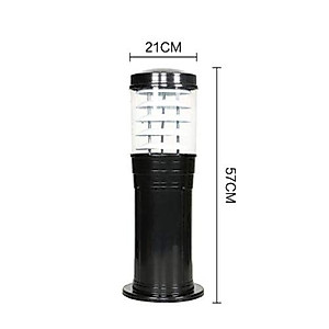 MODEBHD European Simplicity LED Acrylic Column Lamp Outdoor Waterproof Table Lamp E27 Decoration Courtyard Door Light Fence Door Villa Balcony Garden Street Light Post Light Bollard Lamp Floor Lamps