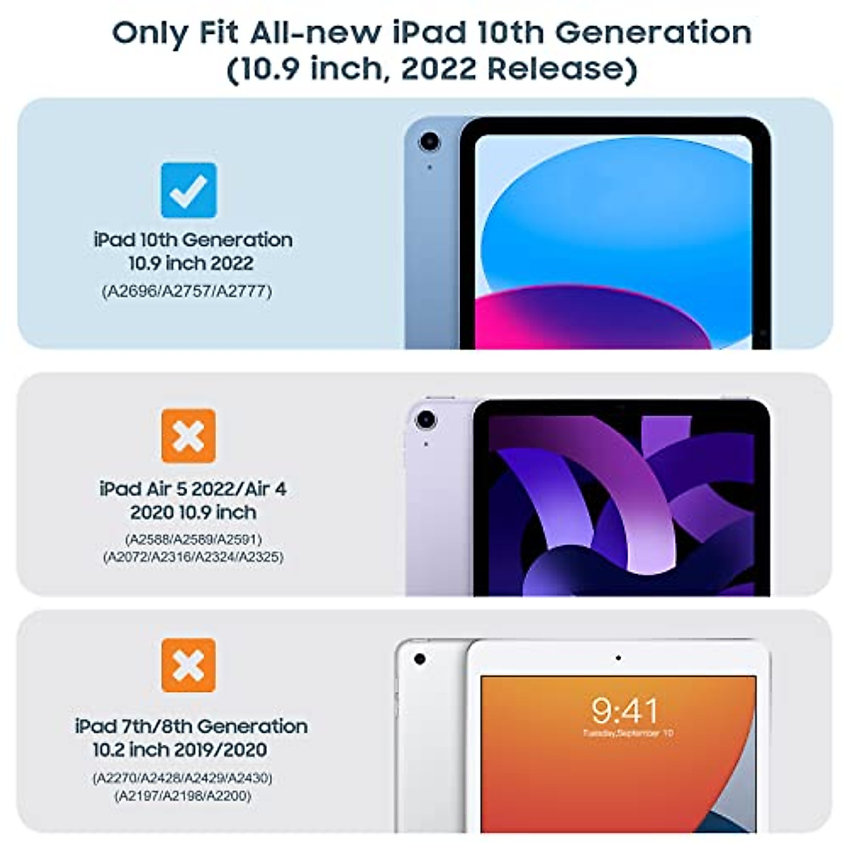 TiMOVO Magnetic Feel-Paper Screen Protector Compatible with iPad 10th Generation 10.9 Inch 2022, Removable, Reusable, Matte Film for All-New iPad 2022, Paper Felt, Anti Glare, Anti Scratch - 1 Pack