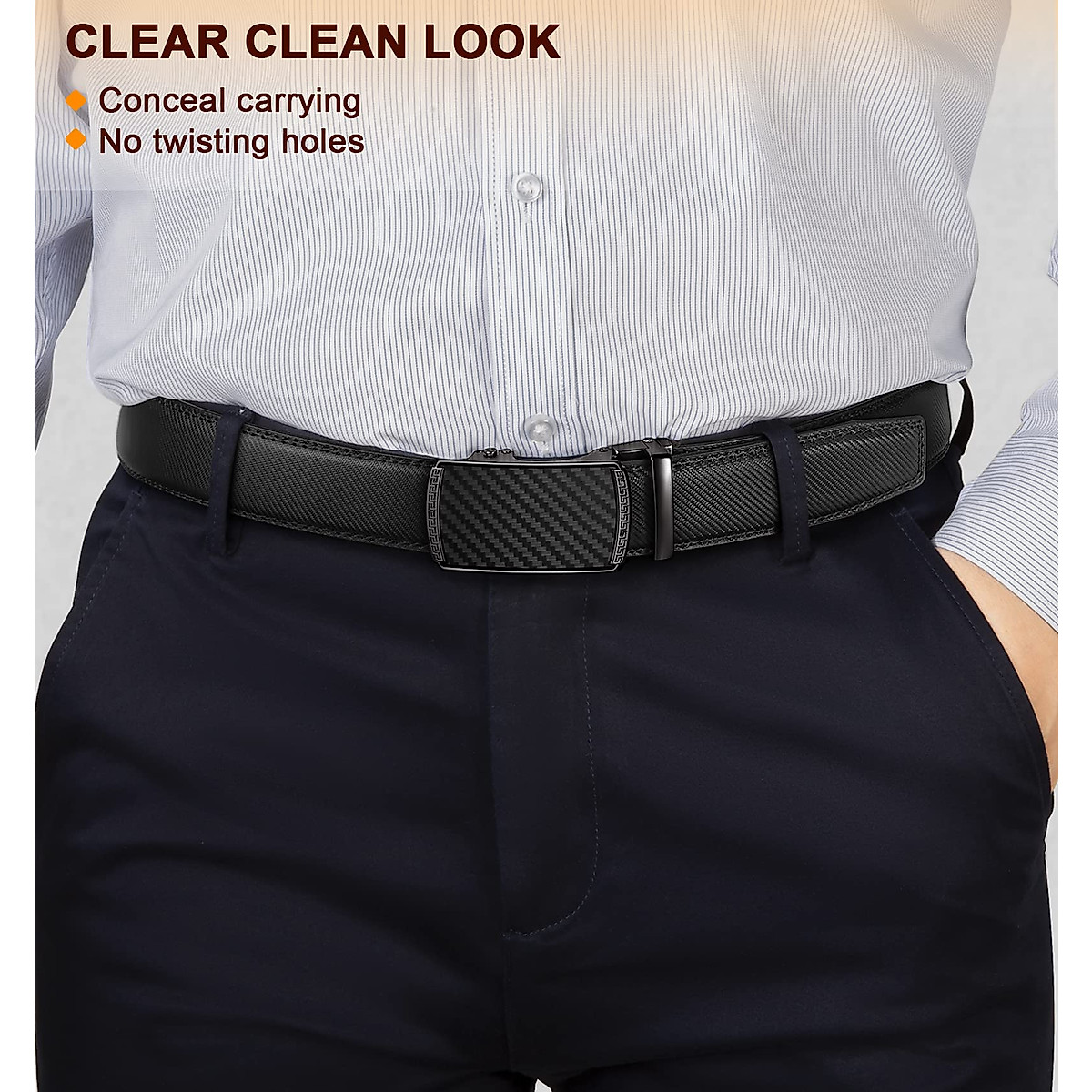 BULLIANT Belt Buckles for Mens Ratchet Belts Width 1 3/8(Black,1 3/8" Belt Width Buckle)