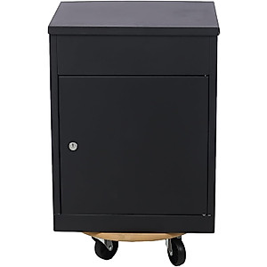 Furniture Moving Dolly, Heavy Duty Wood Rolling Mover with Wheels for Piano Couch Fridge Heavy Items, Securely Holds 500 Lbs (2pcs 15" Round Platform)